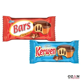 Bars "Kerwen"- Şokoladly keks, 1 kg