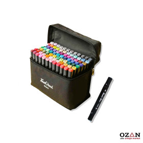 Iki taraply Eskiz kitabynyň markeri “Touch Sketch” 80 reňk